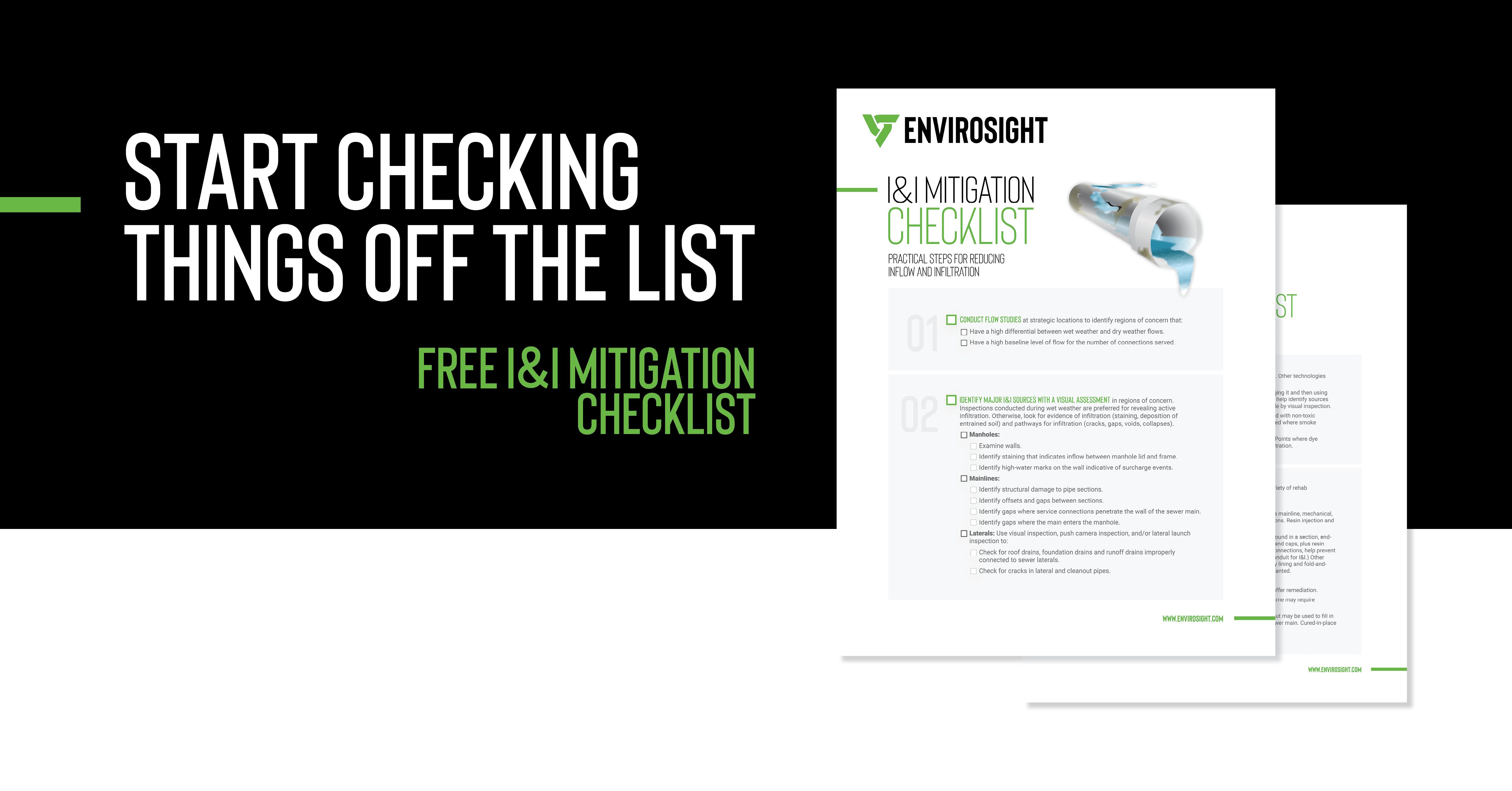 Free Checklist for Mitigating I&I